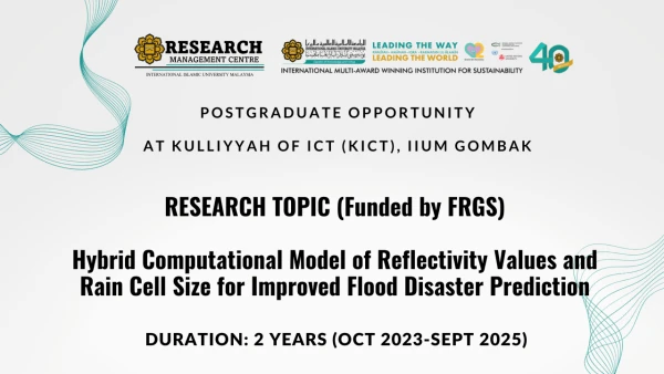 IIUM Research | (1): Postgraduate Opportunity at Kulliyyah of ICT (KICT ...